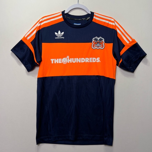adidas | Shirts | Adidas Skateboarding The Hundreds Collab Orange ...